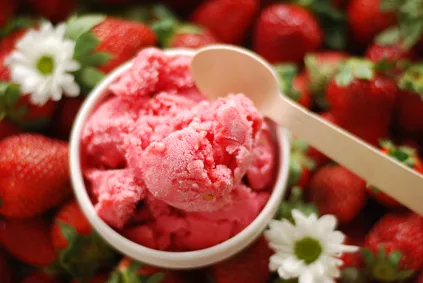 Recette Sorbet fruits rouges et crumble speculoos