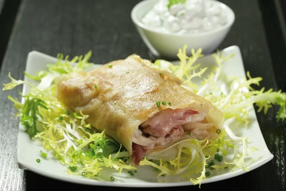 Recette Croustillant de pied de cochon, sauce tartare