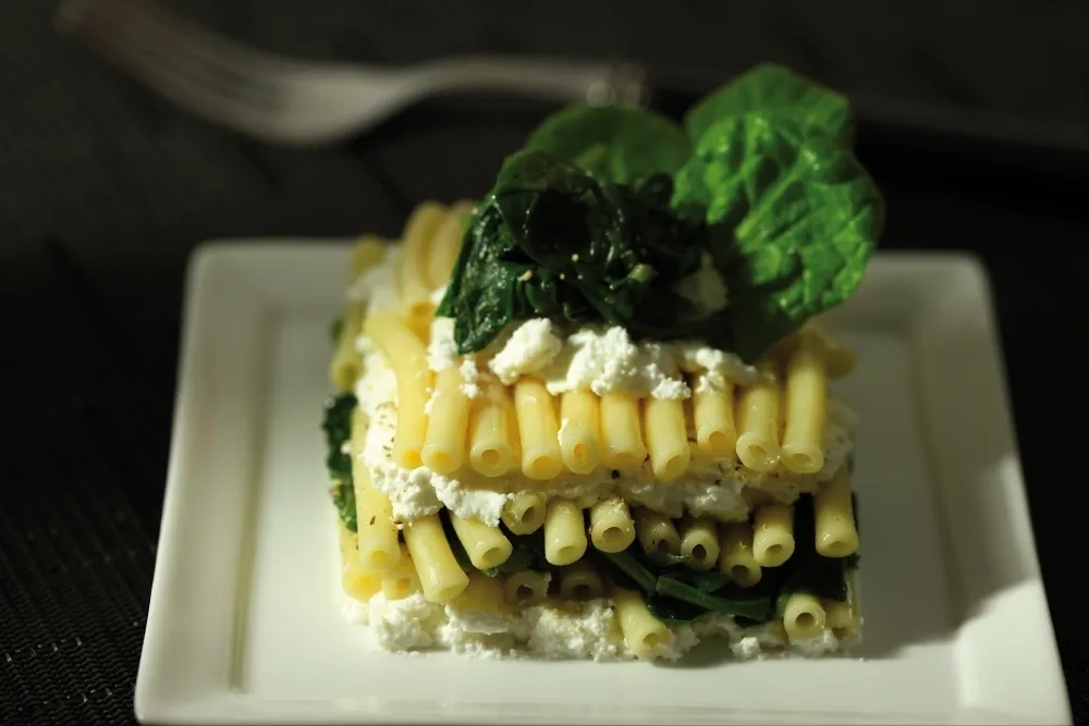 Recette Macaroni ricotta et épinards