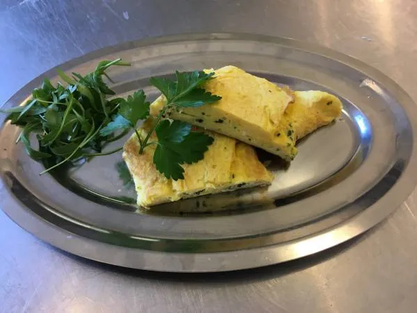 Recette Omelettes roulées aux fines herbes