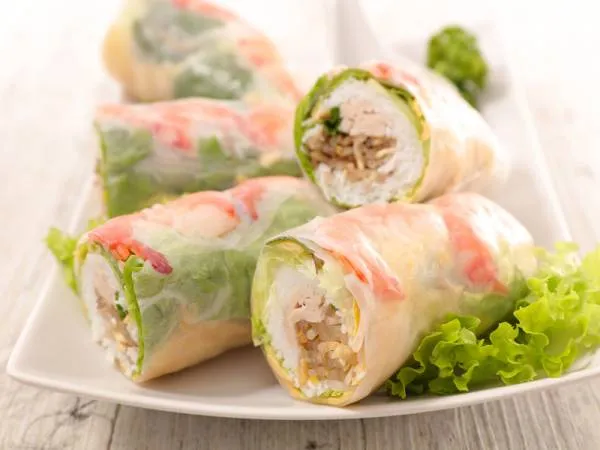 Recette Rouleaux de printemps crabe- avocat