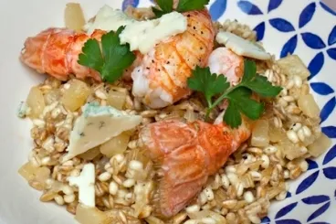 Recette Poêlée de langoustines et risotto de céréales